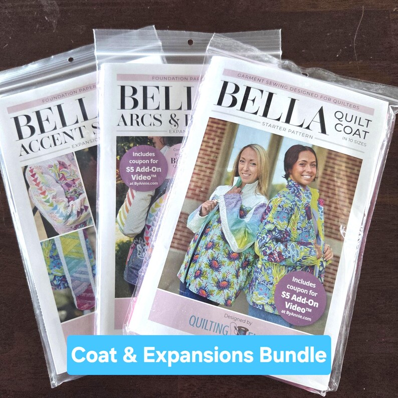 Bella Quilt Coat Pattern & Expansions - Designed by Quilting Elissa ...