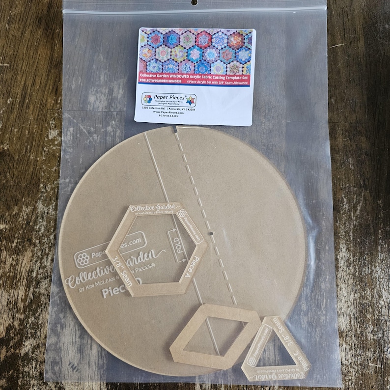 Collective Garden EPP Kit - English Paper Piecing - by Paper Pieces - Etsy
