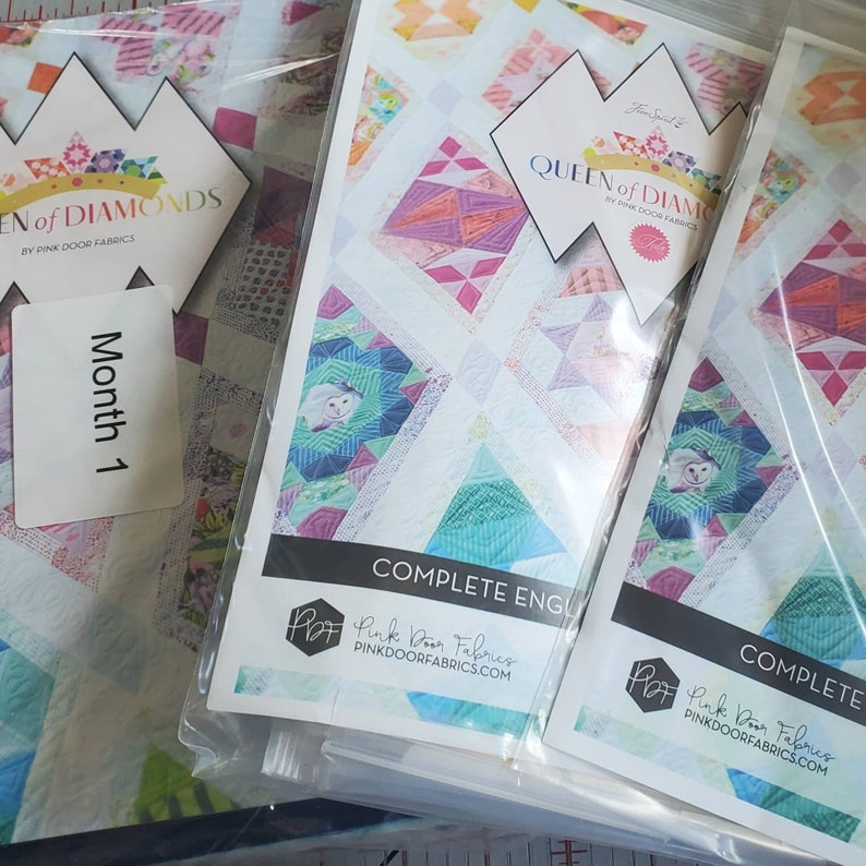 Queen of Diamonds Quilt EPP Kit - English Paper Piecing - Etsy