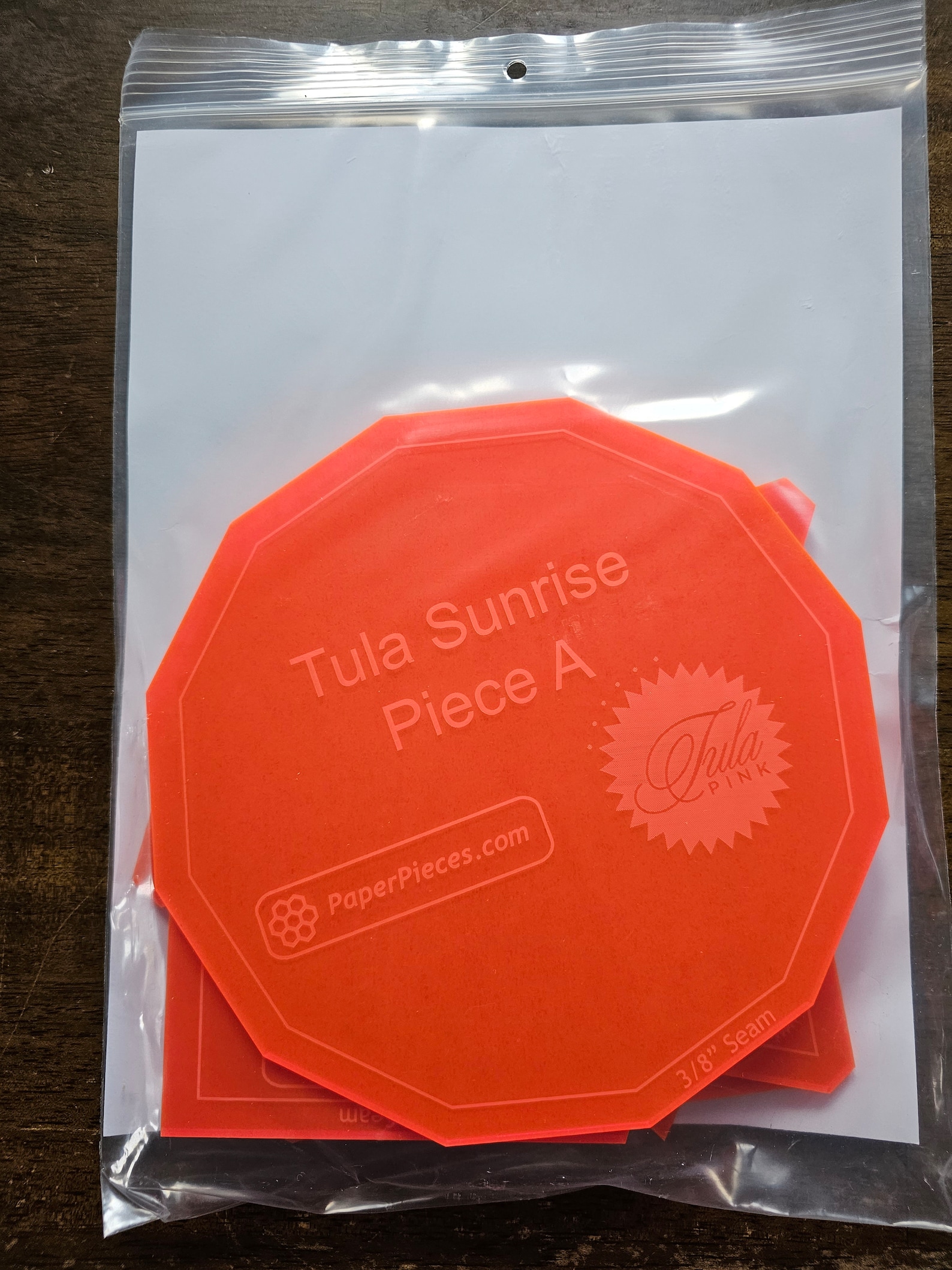 Tula Pink Sunrise EPP Kit - English Paper Piecing - by Paper Pieces - Etsy