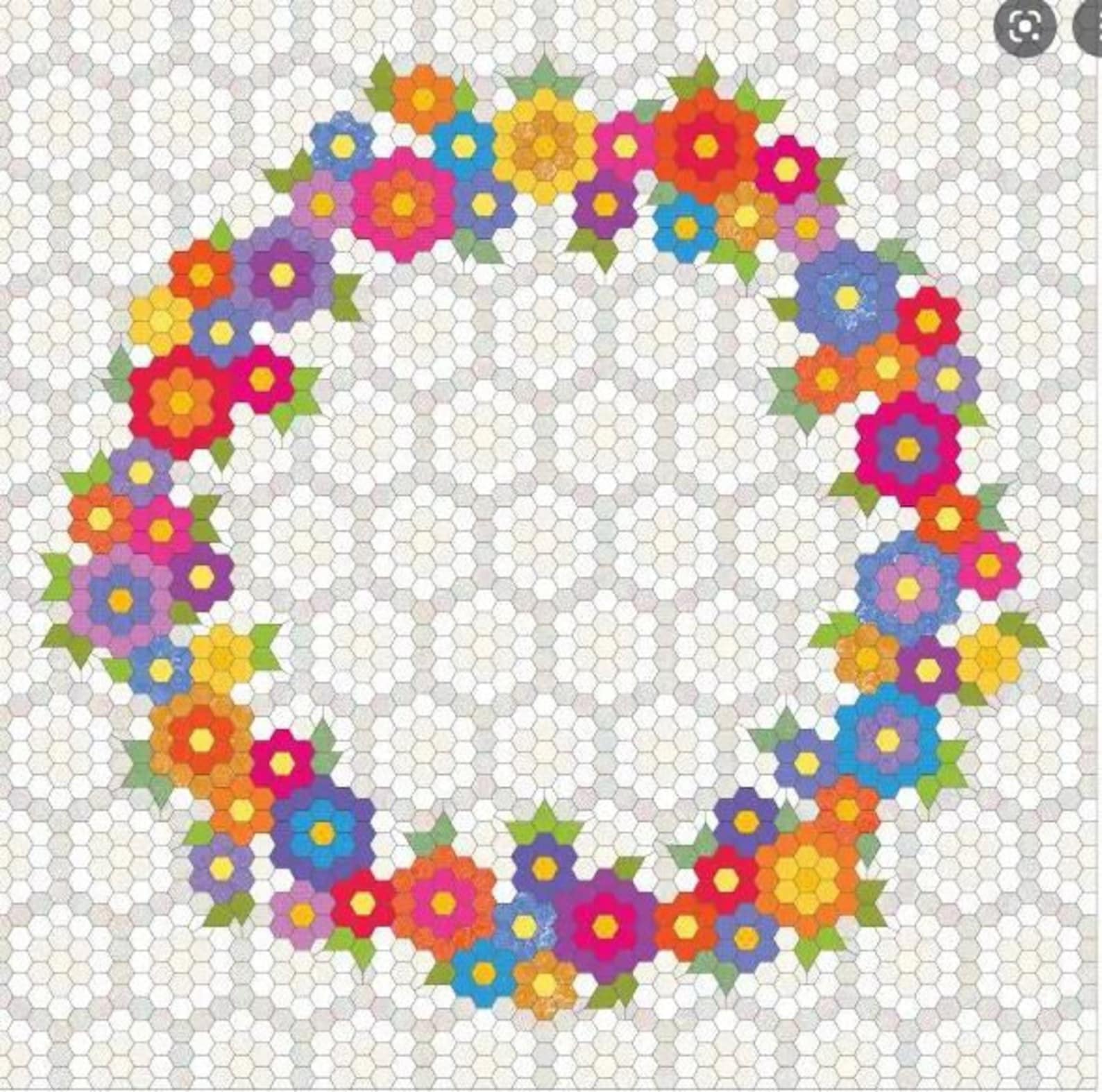 Homage to Grandmother's Flower Garden EPP Kit - English Paper Piecing ...