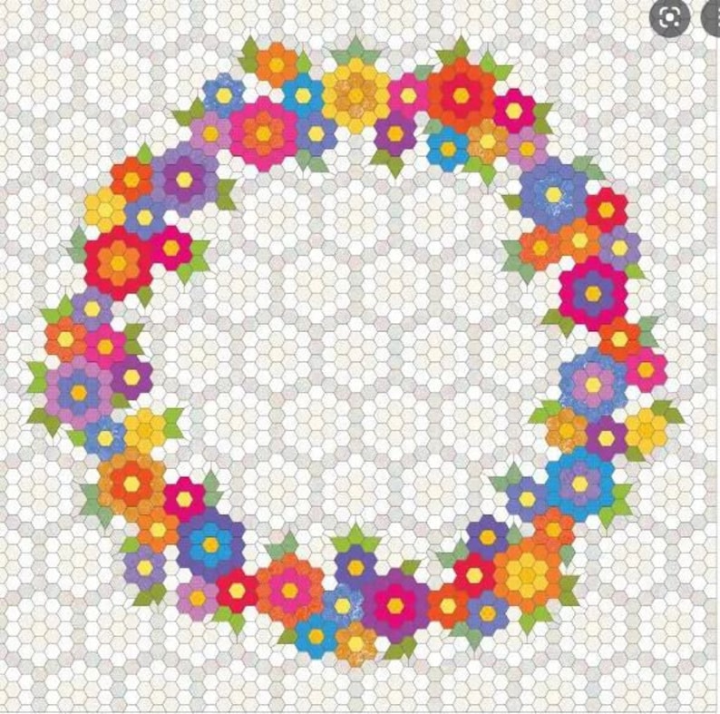 Homage to Grandmother's Flower Garden EPP Kit - English Paper Piecing ...