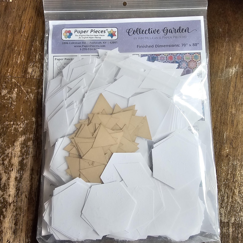Collective Garden EPP Kit - English Paper Piecing - by Paper Pieces - Etsy