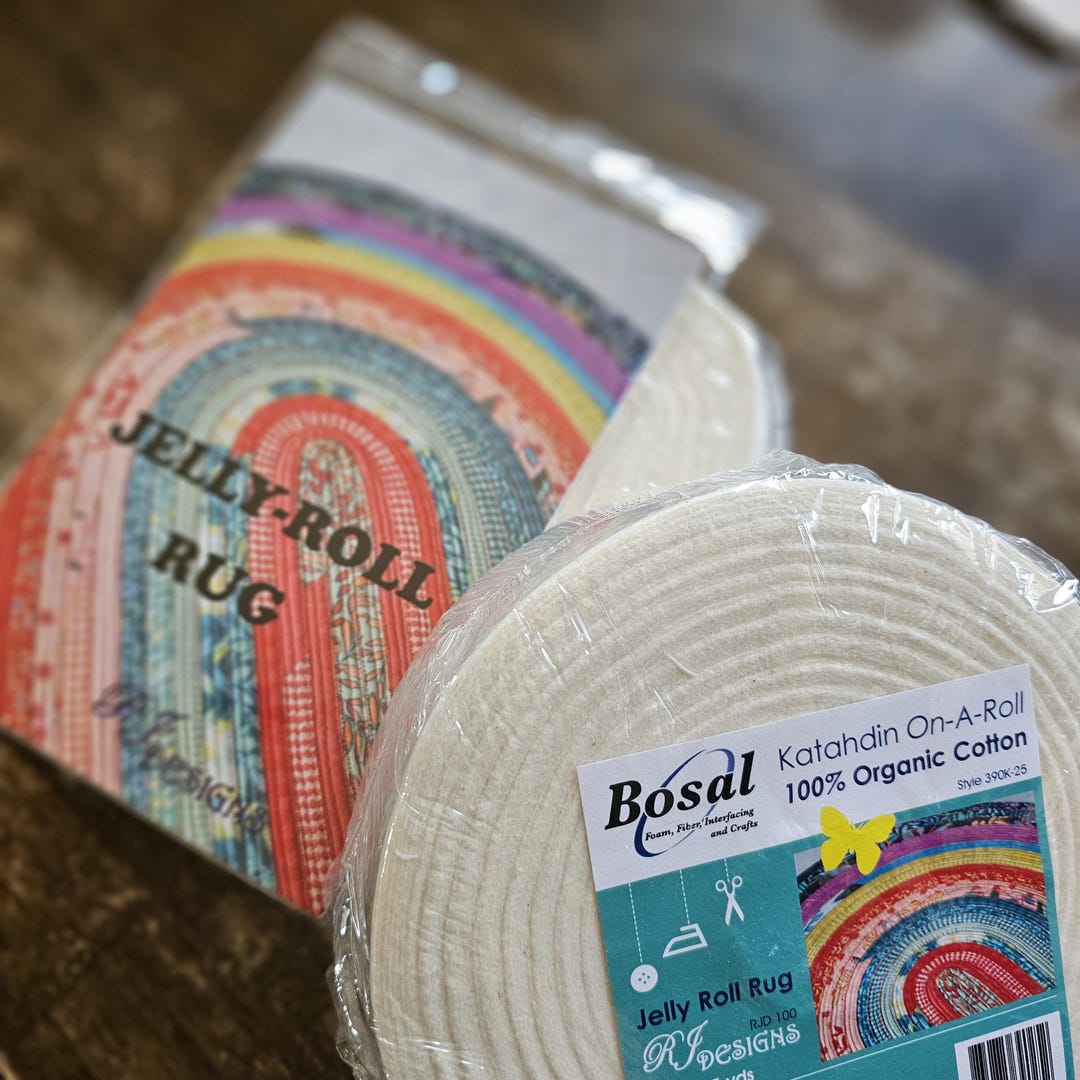 Jelly Roll Rug Set - Bosal Katahdin Batting Stripes and Pattern - Etsy