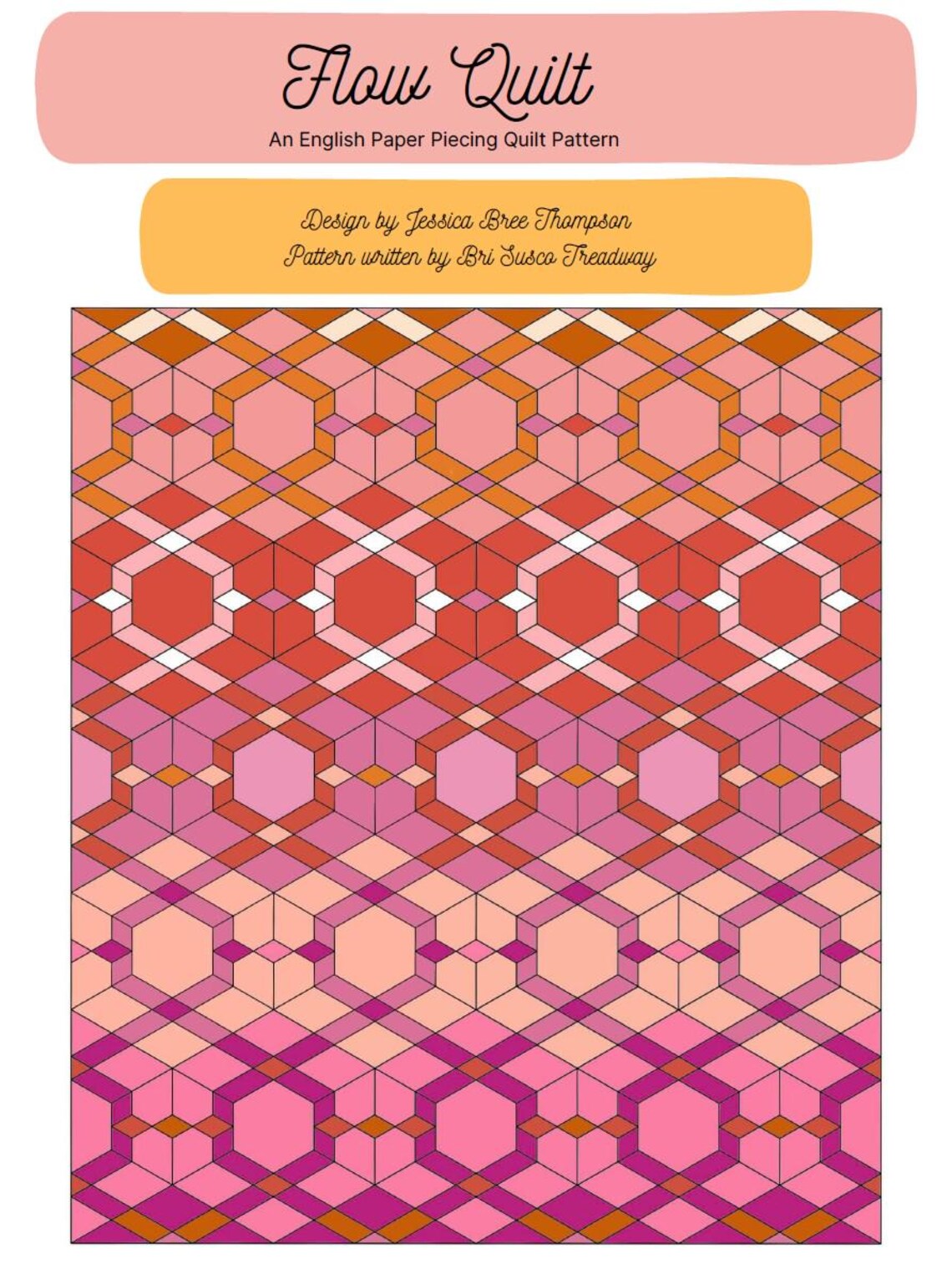 Flow Quilt EPP Kit - English Paper Piecing - by Jessica Bree Thompson ...