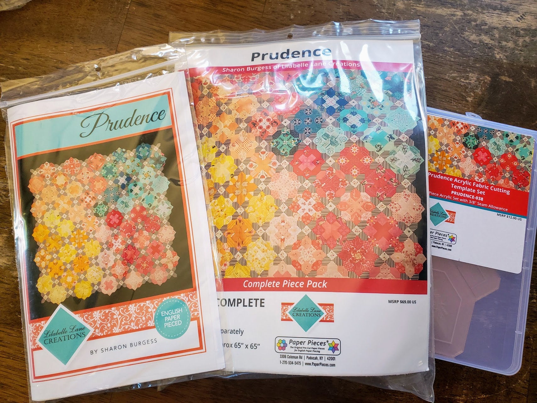 Lilabelle Lane Creations Prudence Quilt EPP Kit English - Etsy