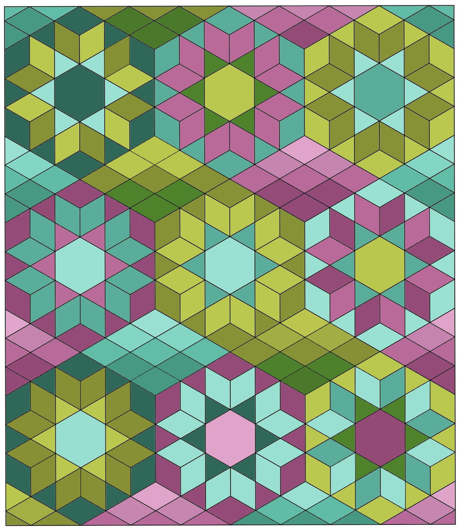 Positive Vibes Quilt EPP Kit - English Paper Piecing - by Jessica Bree ...