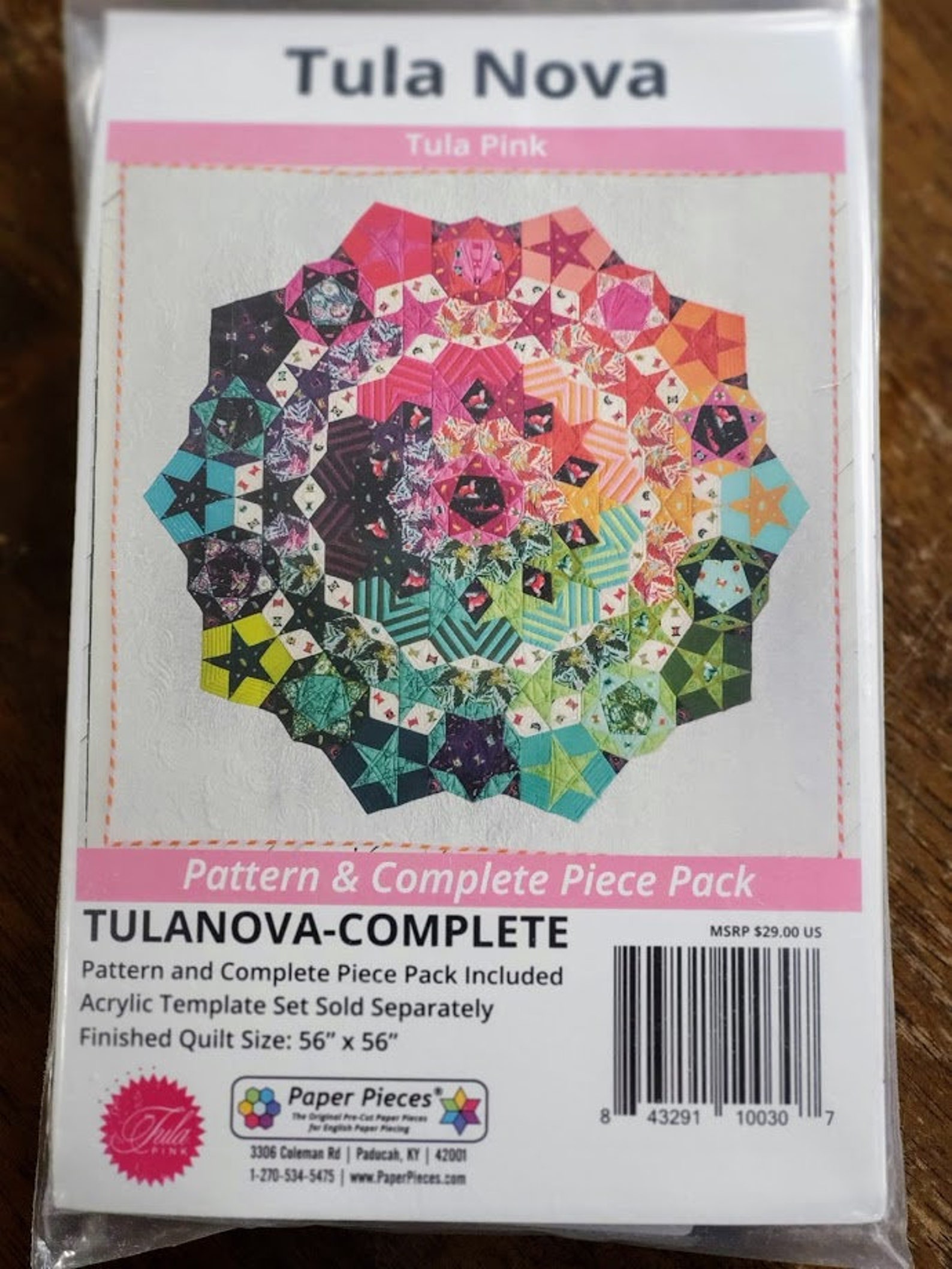 Tula Pink Nova EPP Kit English Paper Piecing by Paper - Etsy