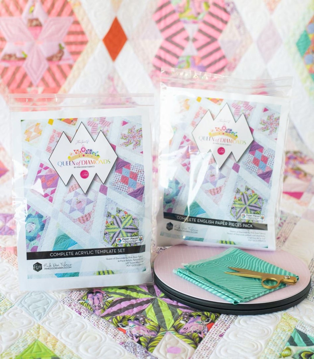 Queen of Diamonds Quilt EPP Kit - English Paper Piecing - Etsy