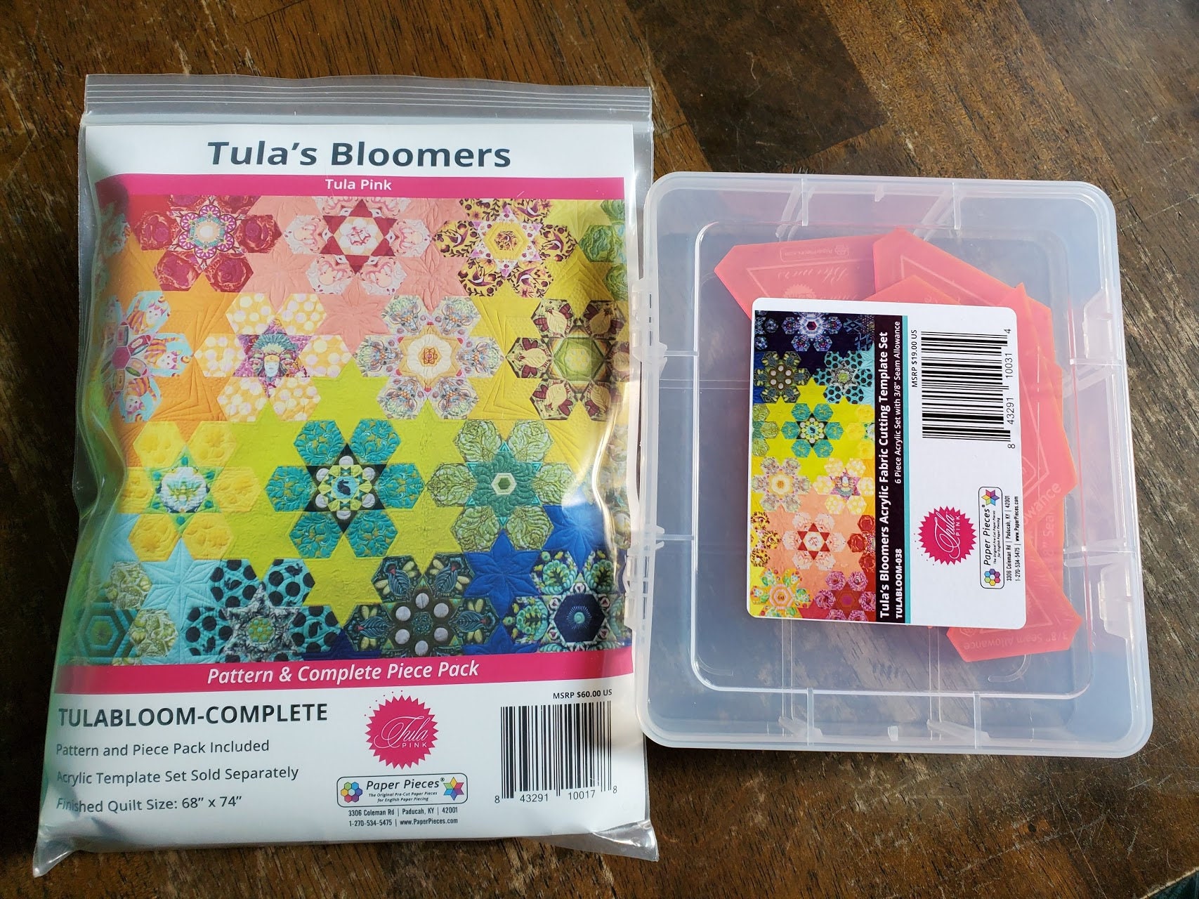 Tula's Bloomers EPP Quilt Kit: English Paper Piecing With Templates - Etsy