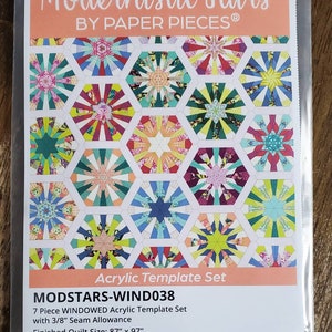 Modernistic Stars Quilt EPP Kit - English Paper Piecing - by Paper ...