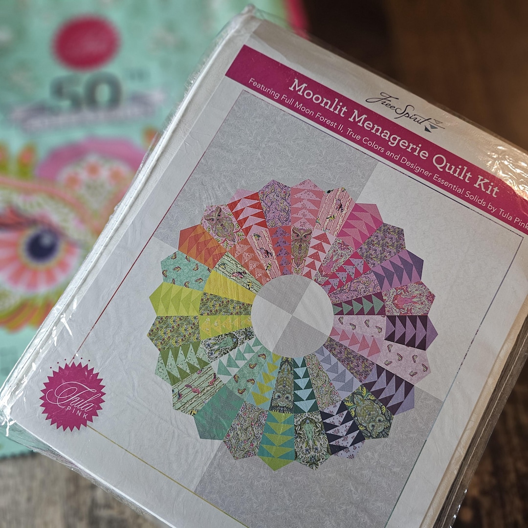 Tula Pink Moonlit Menagerie Quilt Kit - Full Moon Forest II - Etsy