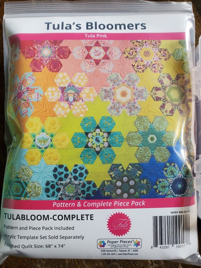 Tula's Bloomers EPP Quilt Kit: English Paper Piecing With Templates - Etsy