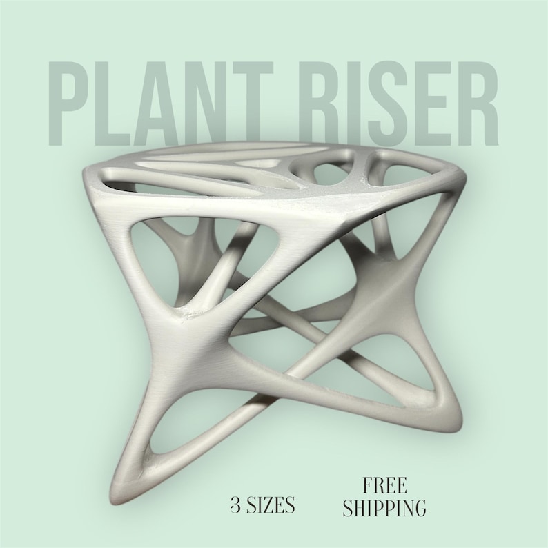 Modern Skeleton Plant Stand – 3D Printed Planter Riser - Etsy