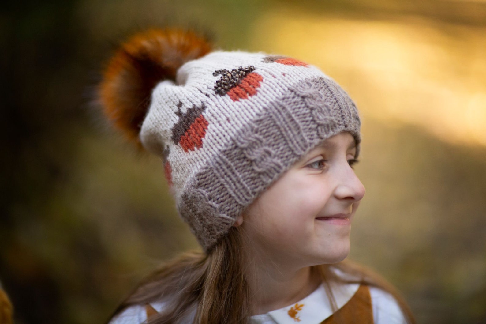 Knitting Pattern Pdf, Acorns Hat in Worsted Yarn. Sizes (NB, Baby ...