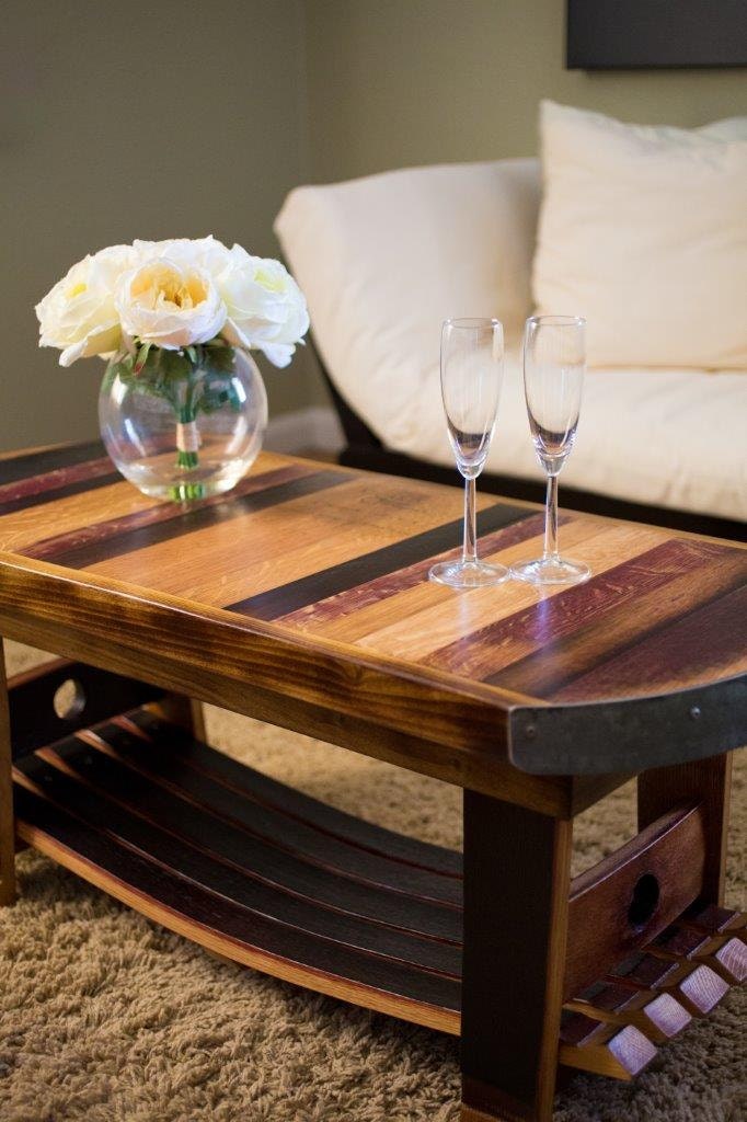 Wine Barrel Coffee/wine Table - Etsy