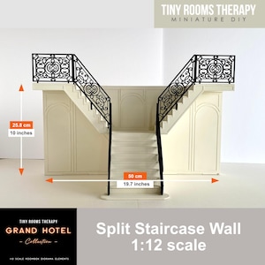 1:12 Scale Split Staircase – the Grand Hotel Selection DIY Kit ...