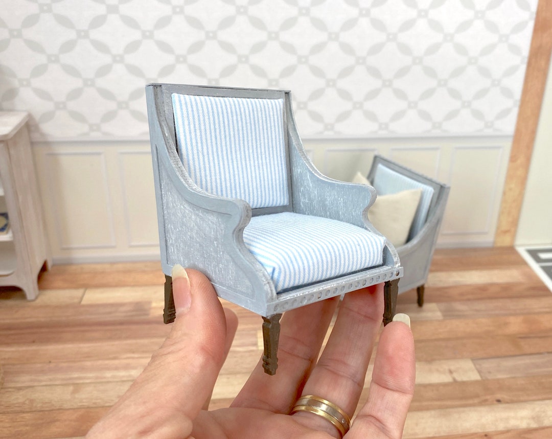 Bergére Chair Kits – 1-12 Scale - Padding Included - Easy DIY Kit ...