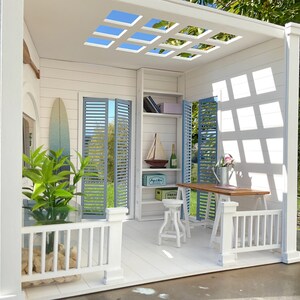 The Beach House Roombox 1/12 Scale DIY Kit Including Shutter Doors ...