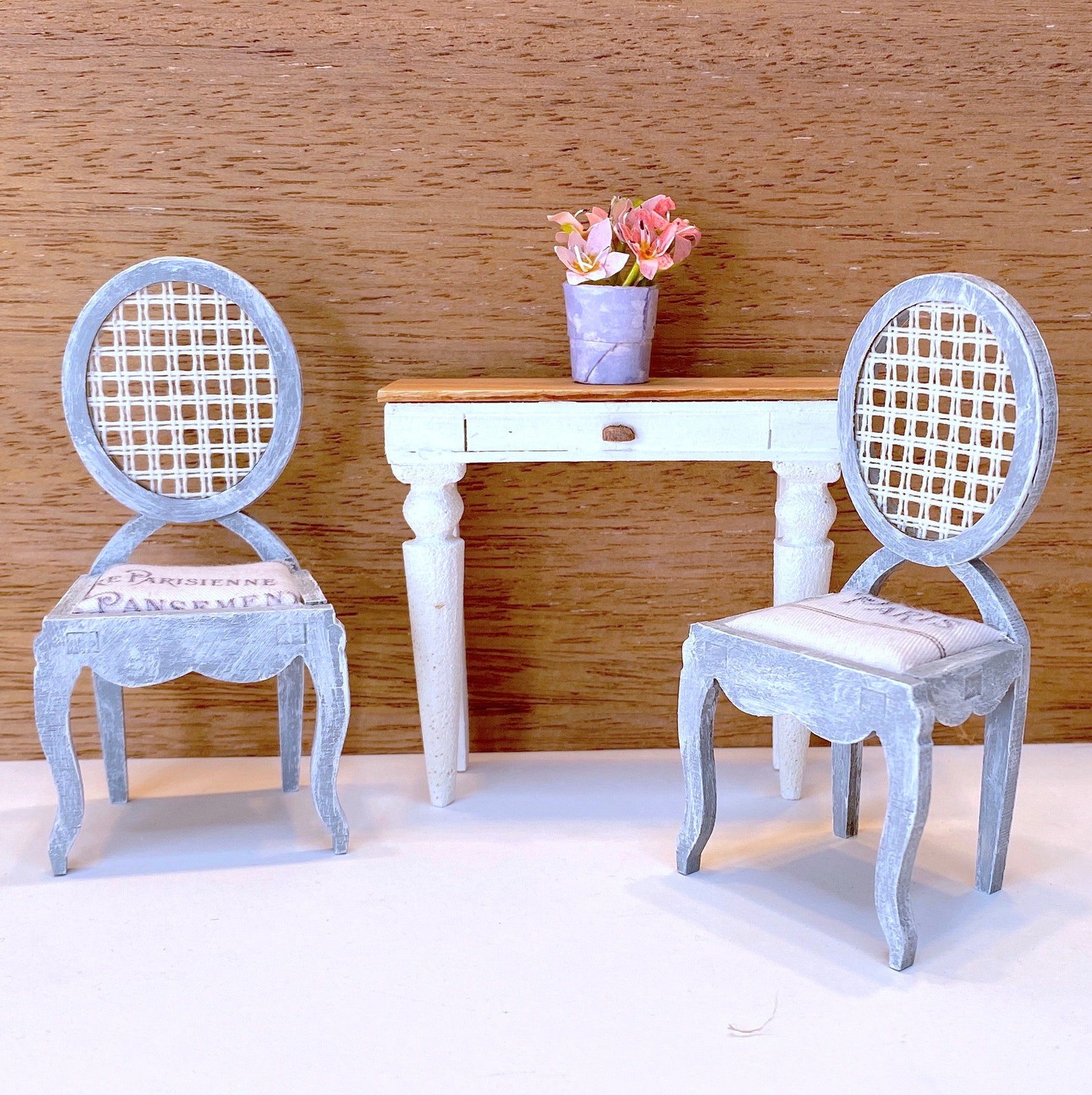 2 Classical Chairs 1:12 Scale Miniature KIT Includes - Etsy
