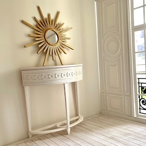 Half Round Console Table 1-6 Scale Miniature DIY KIT - Etsy