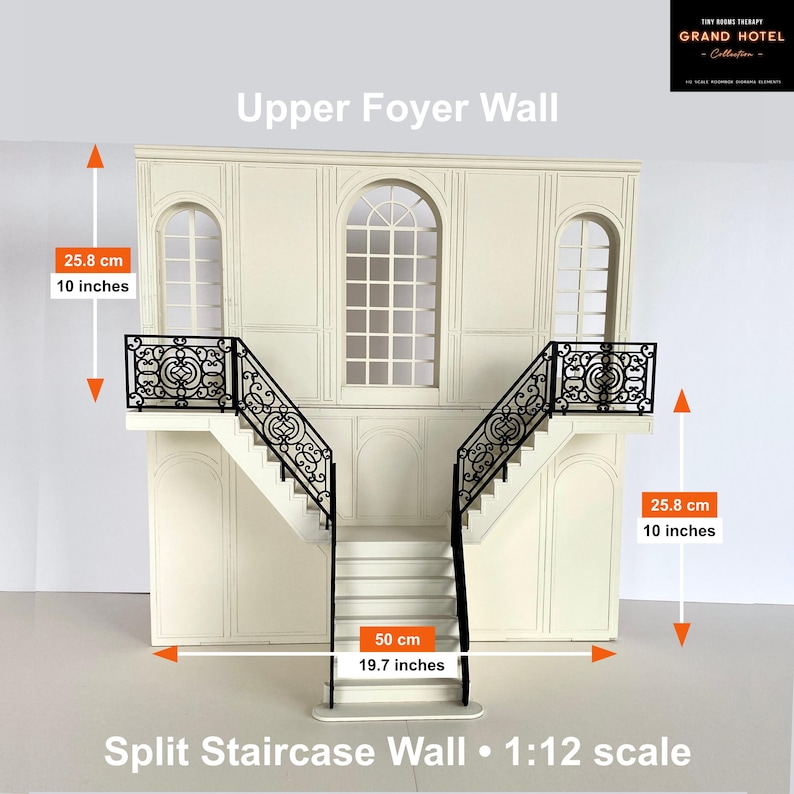 1:12 Scale Split Staircase – the Grand Hotel Selection DIY Kit ...