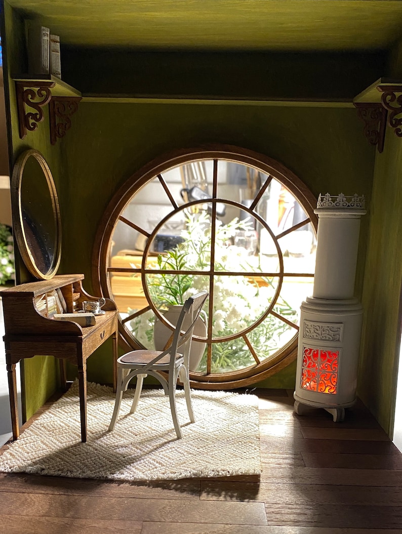 Fantasy Round- or Cathedral Rosette Window (only Window & Frames) as 1/ ...