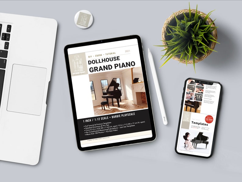 Tutorial GRAND PIANO Full Instructions/e-book Pdf to Make - Etsy