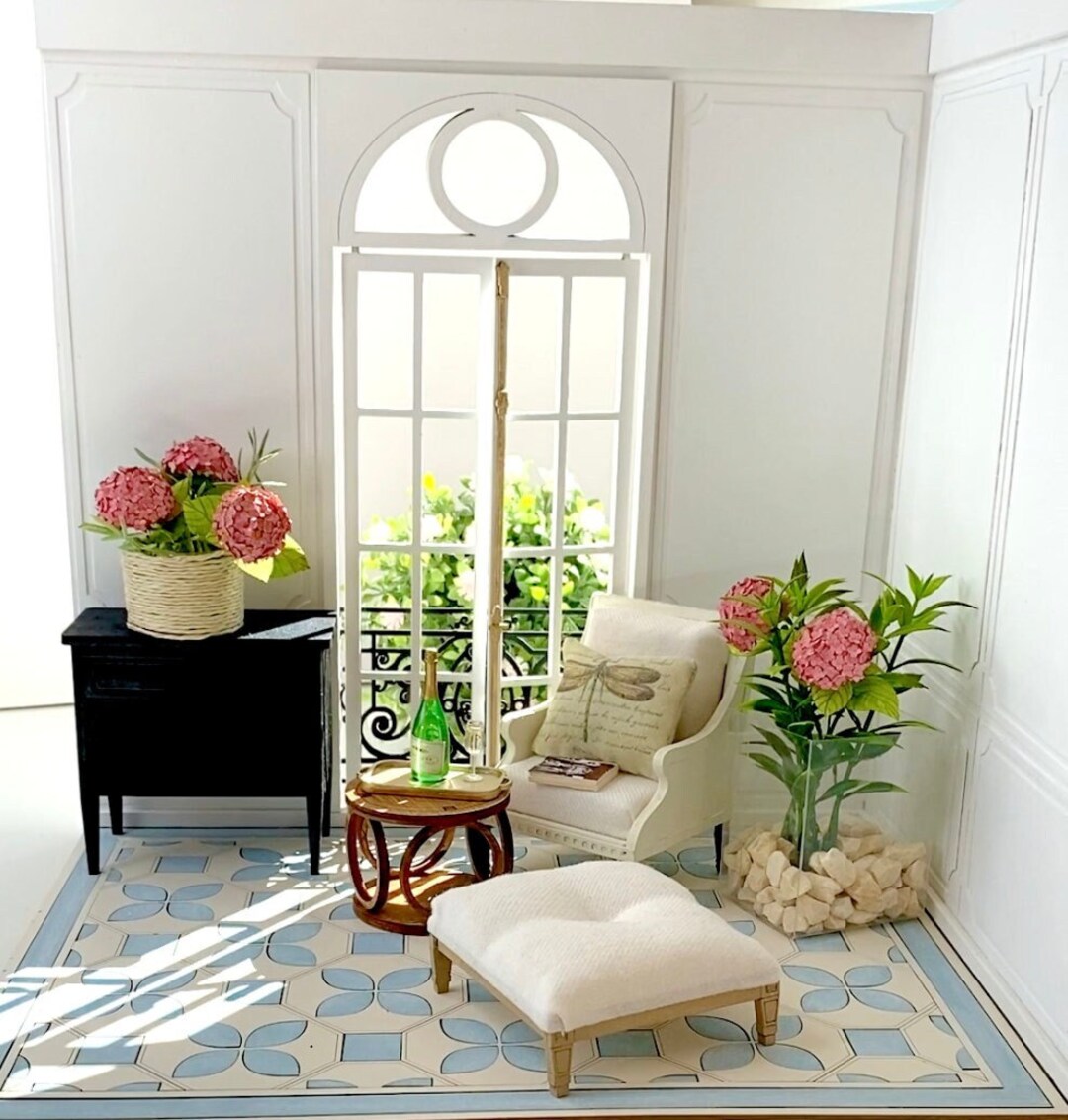 The Venice Apartment – 1-12 Scale Elegant Dollhouse Book Nook Room Box ...