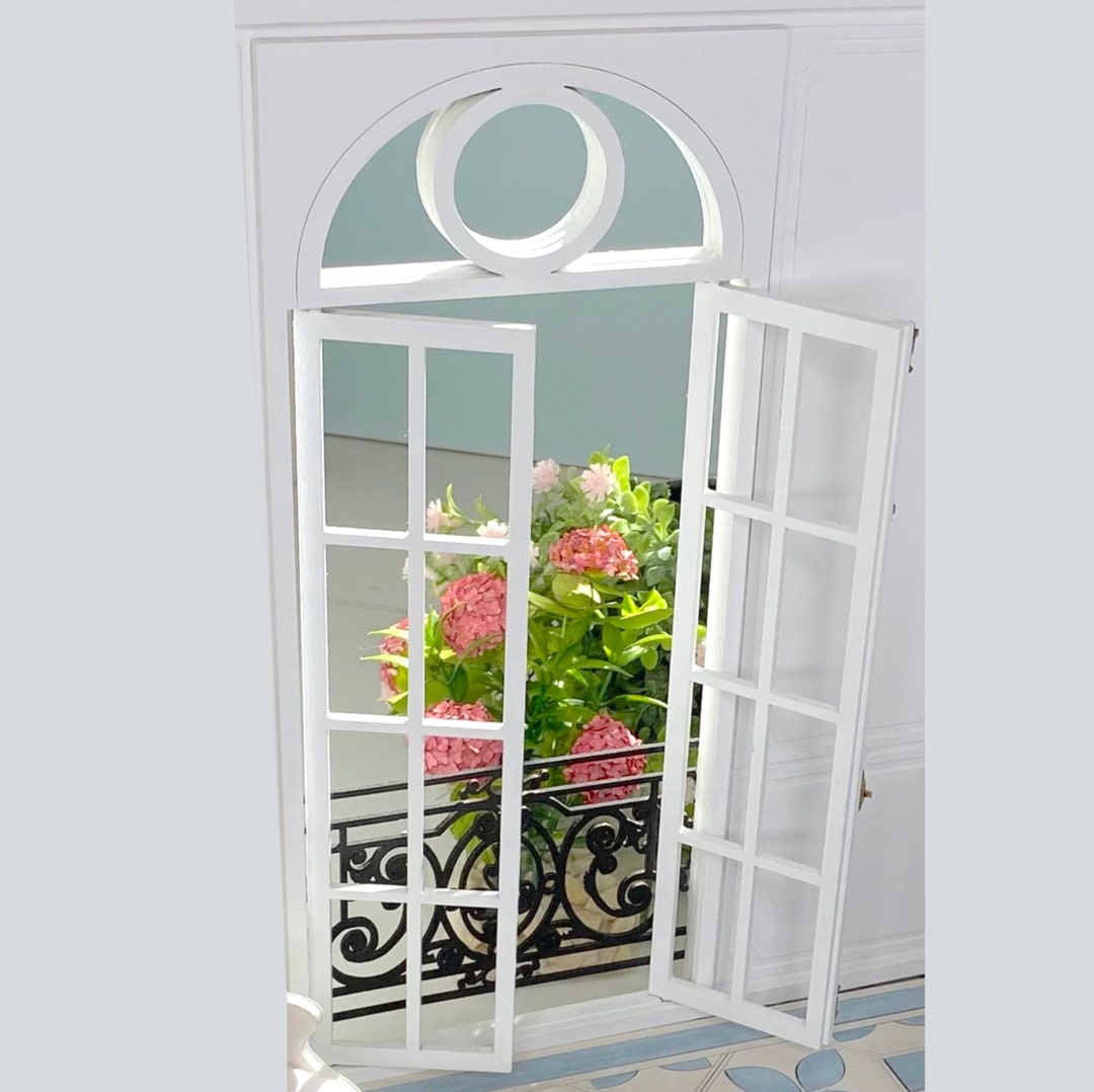 Arched French Doors – Functioning 1-12 Scale Elegant Dollhouse – DIY ...