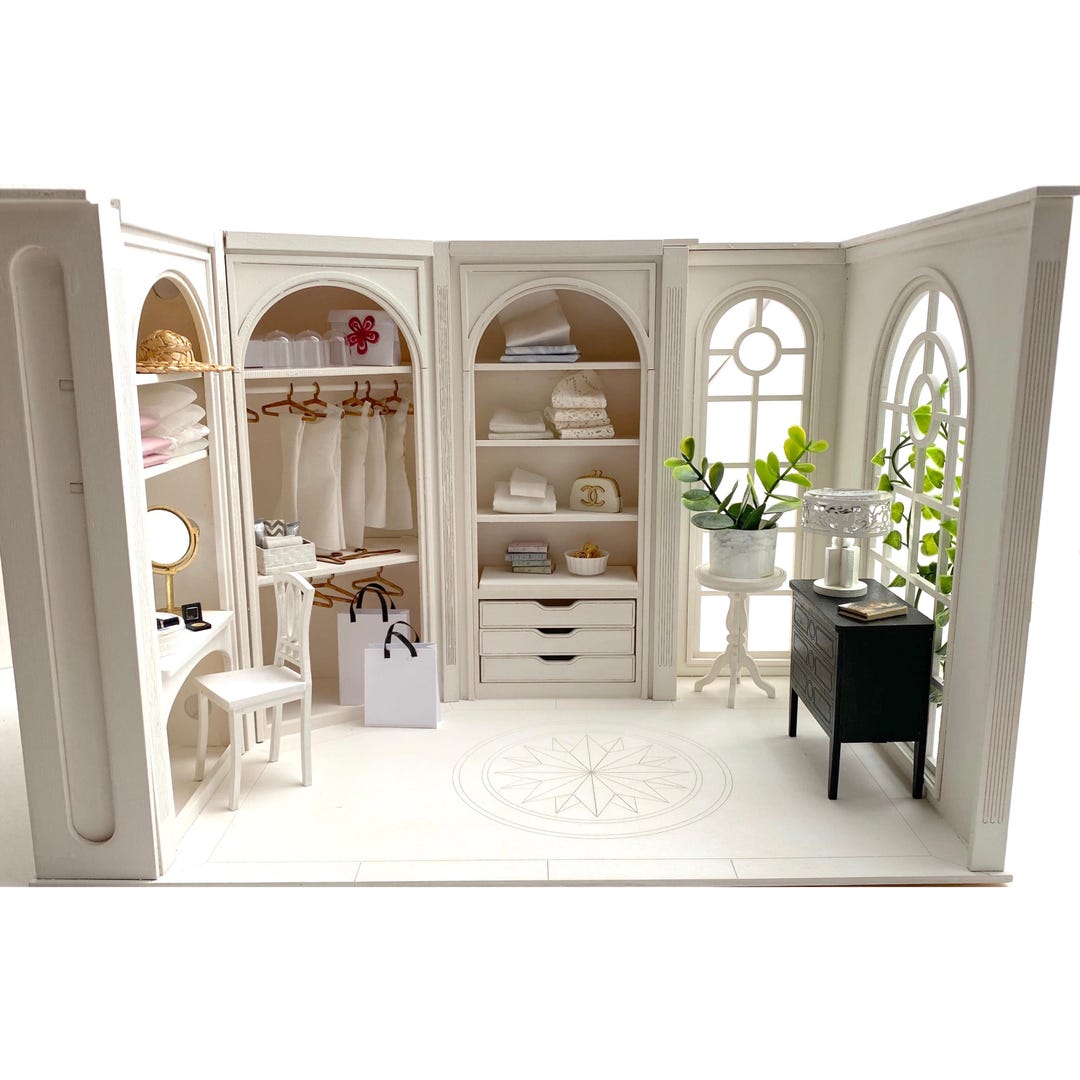 The Amalfi Home – Full DIY Kit – 12th Dollhouse Scale Doll Closet Library Shop Café - Etsy