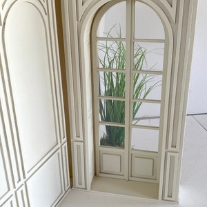The Arched Doors Box – Classic Style Wall With One Arched Double Door ...