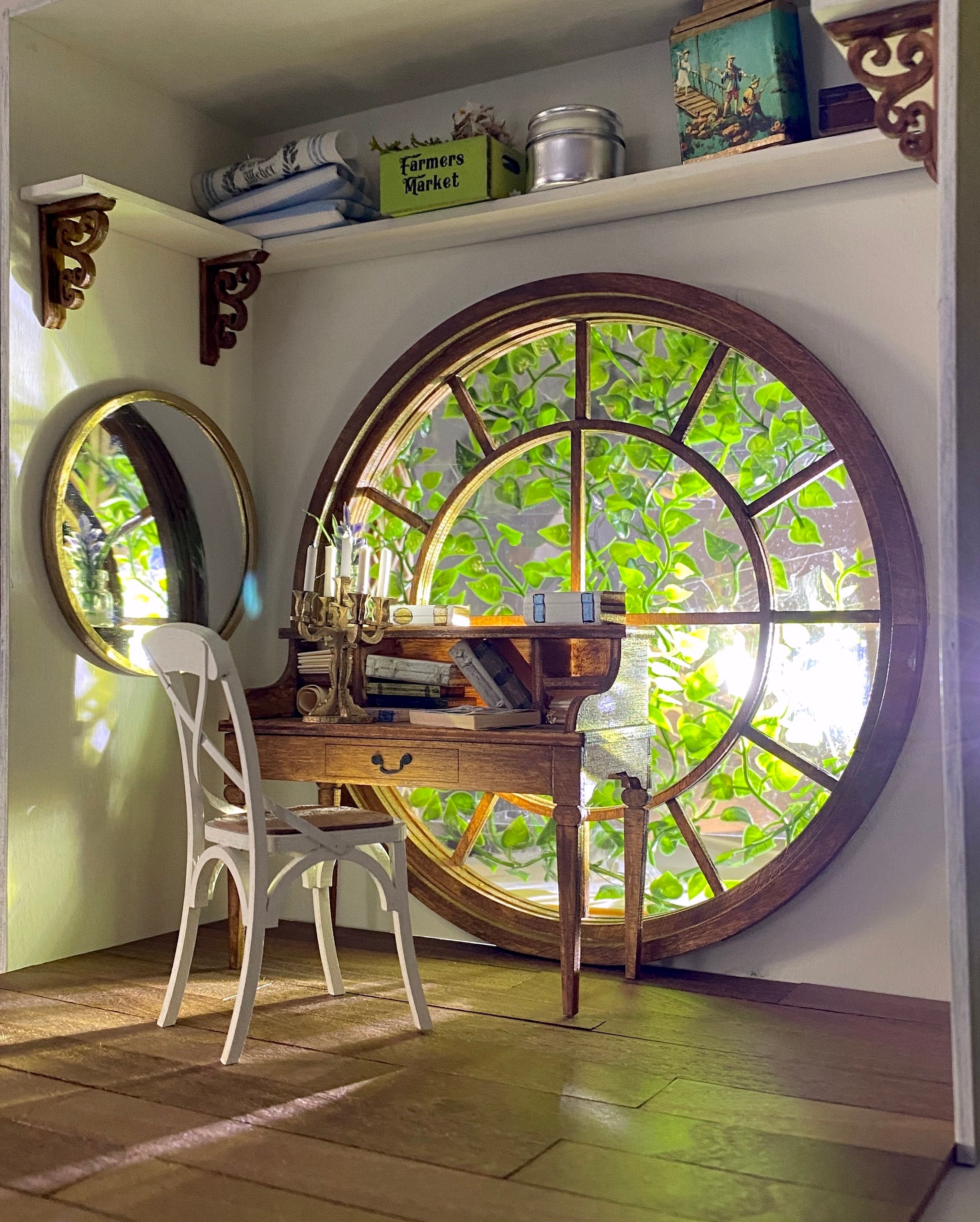 Round decorative window store