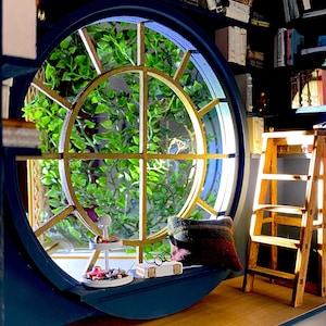Fantasy Round- or Cathedral Rosette Window (only Window & Frames) as 1/ ...