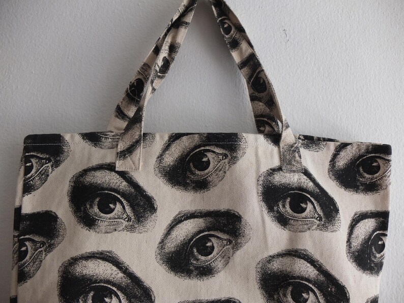 EYES Human Pattern Jumbo Tote Bag MADE to ORDER Double-sided | Etsy