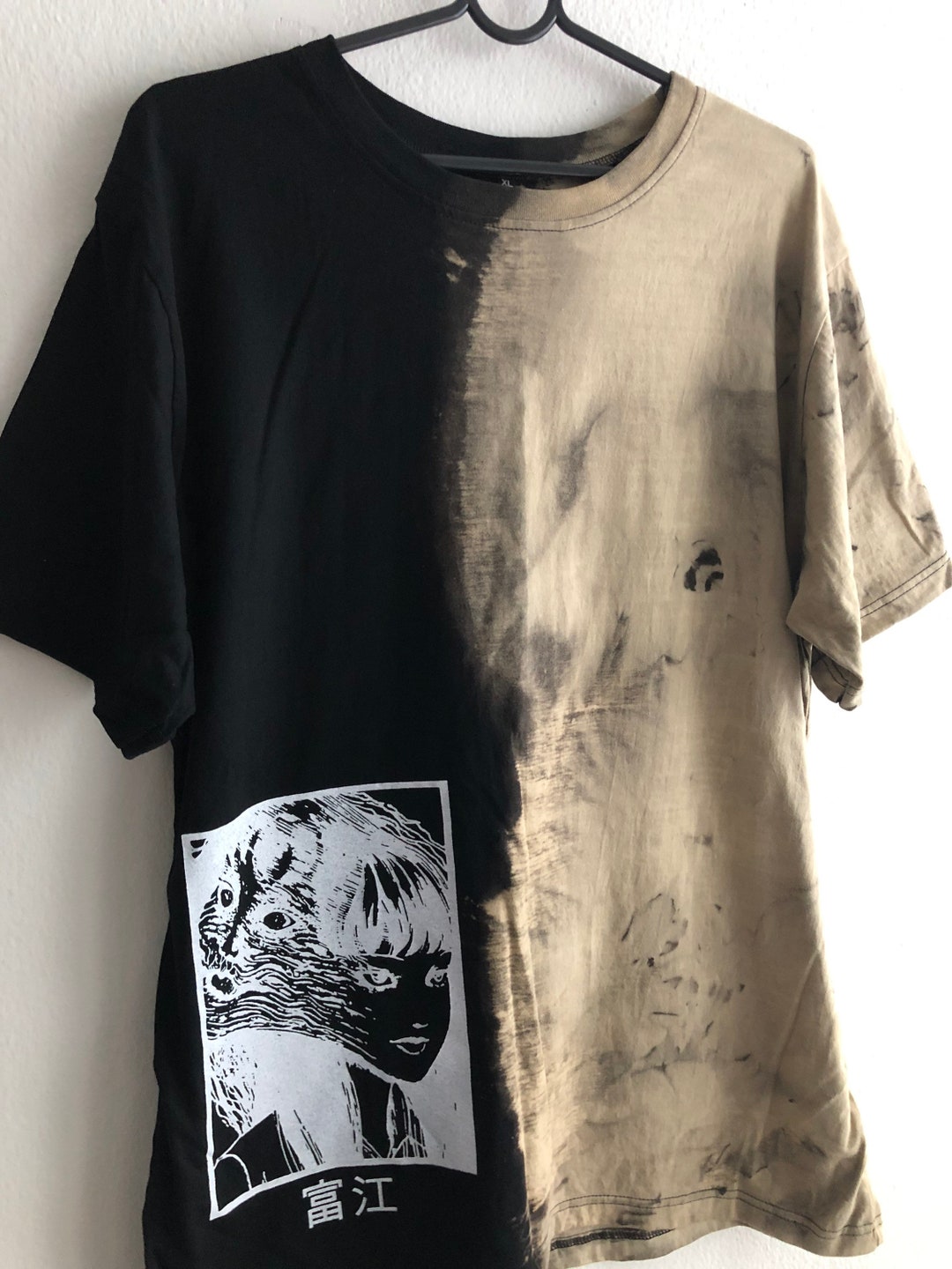 HORROR GORE Hand Tie Dye Patches Japanese Anime Manga Grunge Post Punk ...