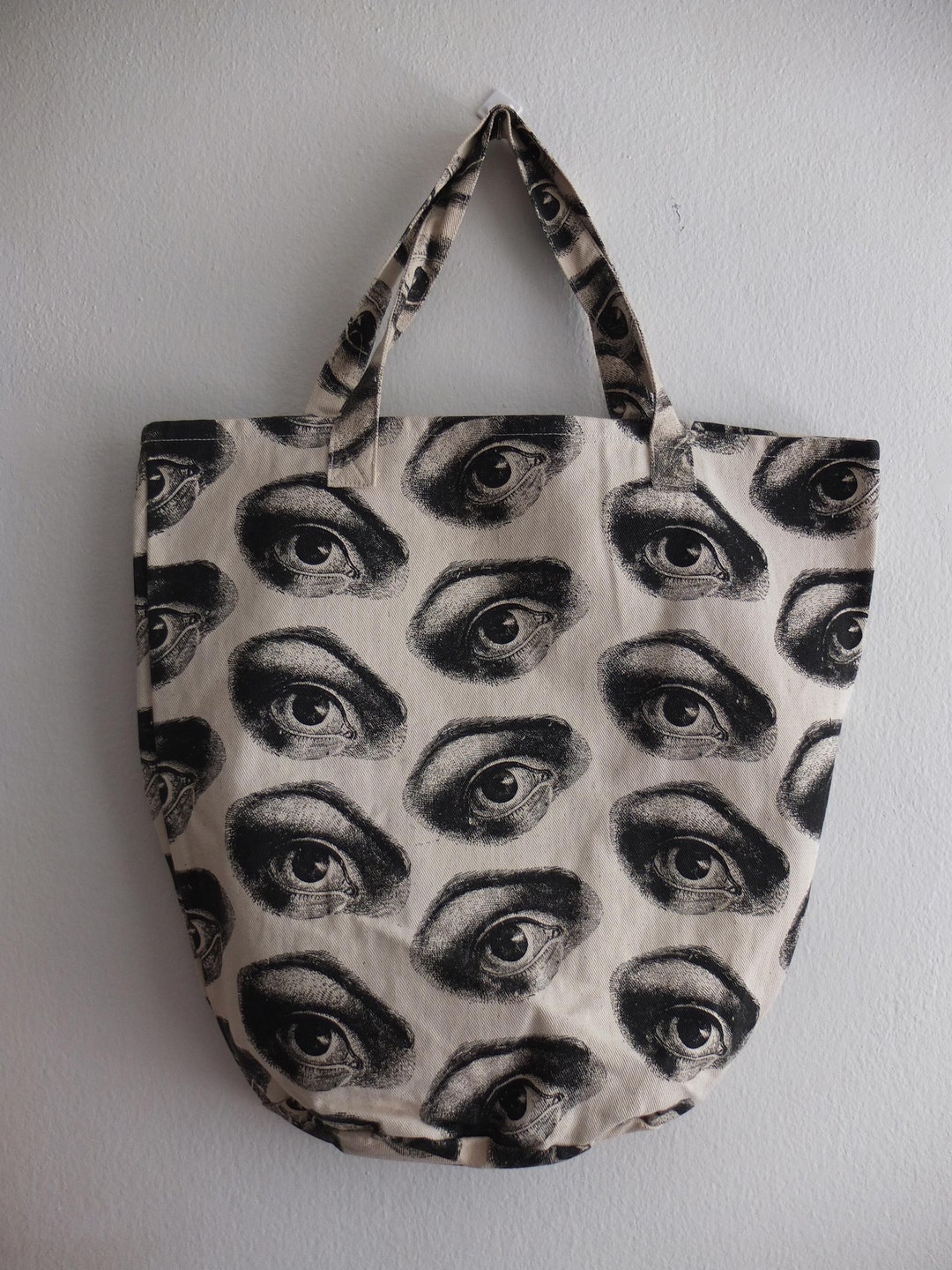 EYES Human Pattern Jumbo Tote Bag MADE to ORDER Double-sided - Etsy