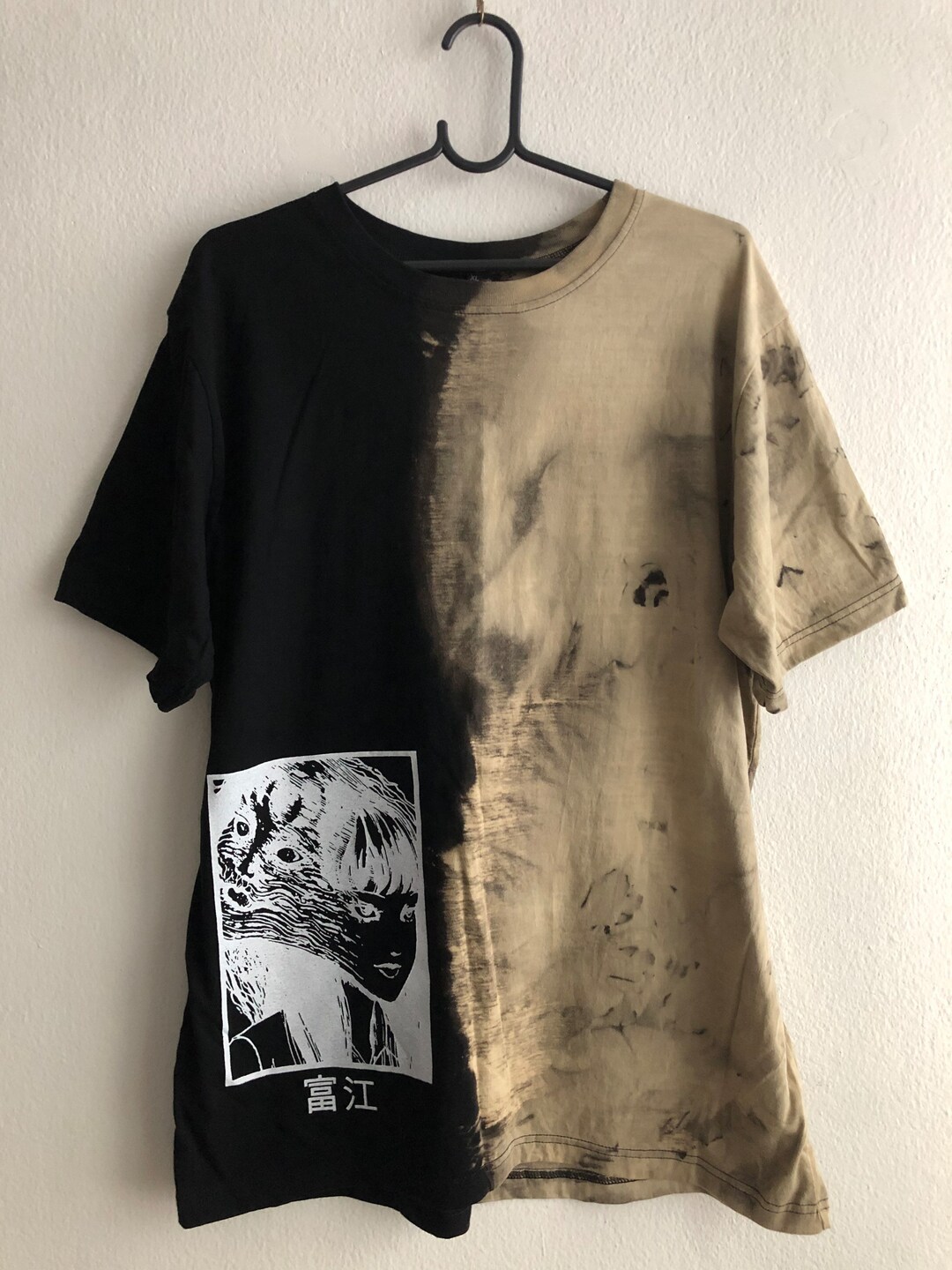 HORROR GORE Hand Tie dye Patches Japanese Anime Manga Grunge Post Punk ...