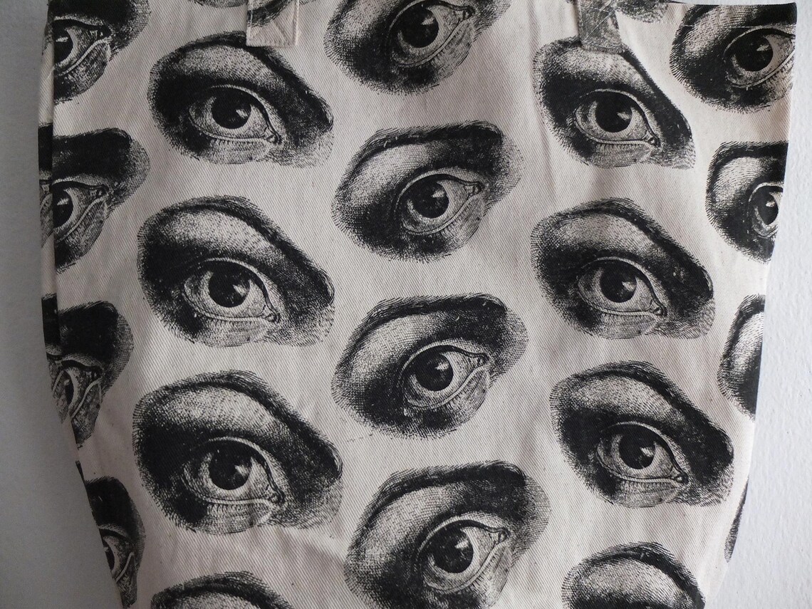 EYES Human Pattern Jumbo Tote Bag MADE to ORDER Double-sided | Etsy