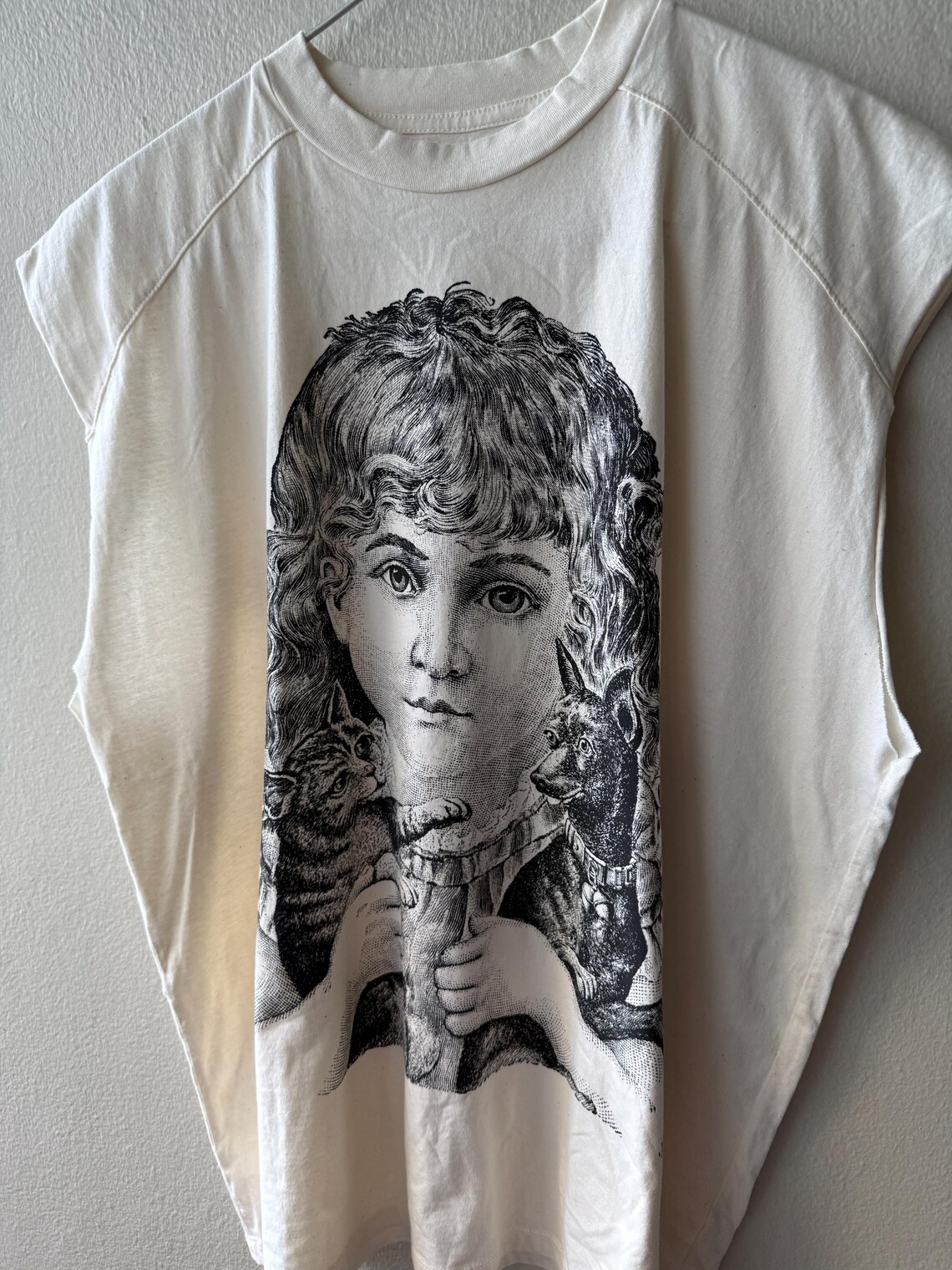 Victorian Girl With Cat and Dog Grunge Post Punk Rock Fashion ...