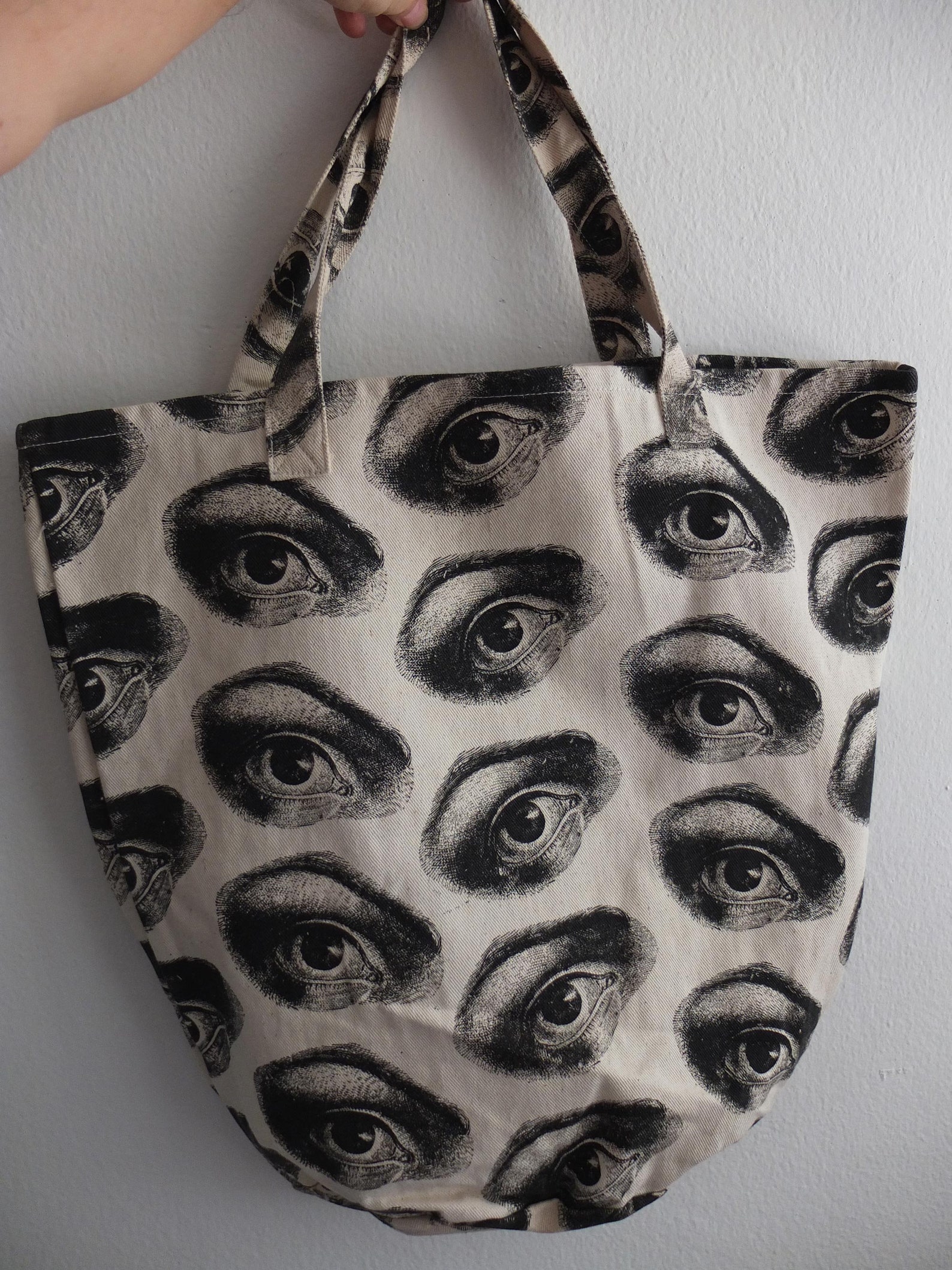 EYES Human Pattern Jumbo Tote Bag MADE to ORDER Double-sided | Etsy