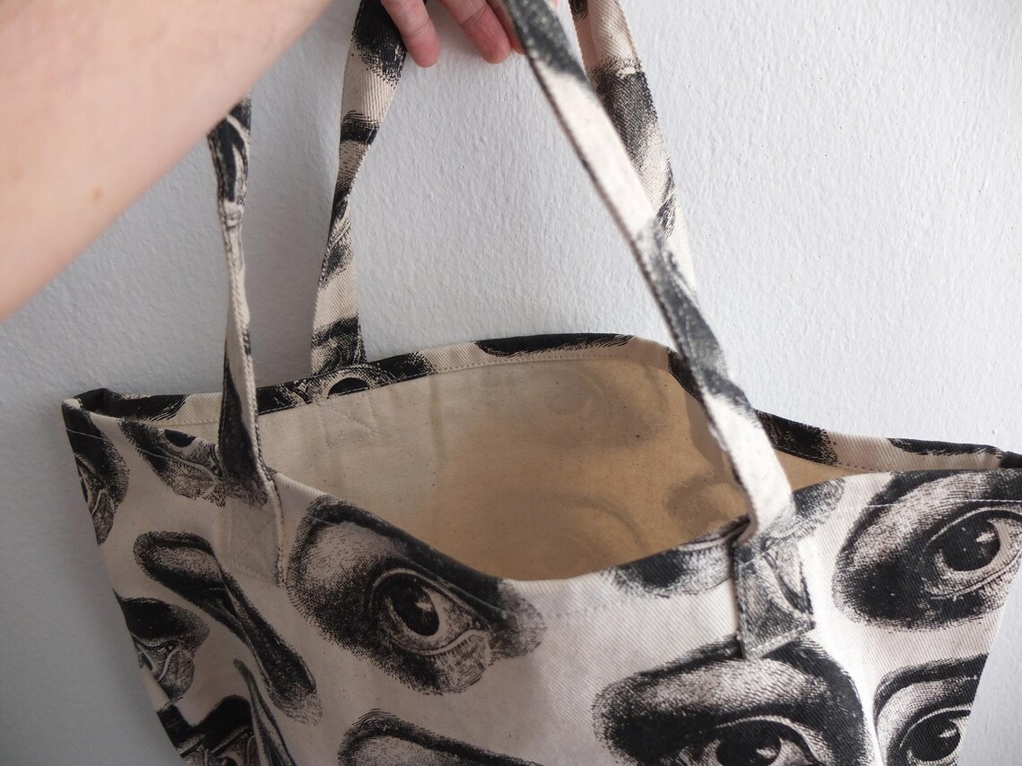 EYES Human Pattern Jumbo Tote Bag MADE to ORDER Double-sided | Etsy