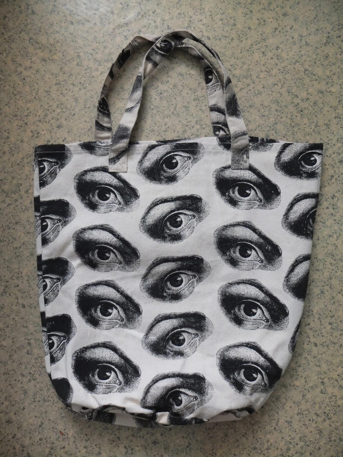 EYES Human Pattern Jumbo Tote Bag MADE to ORDER Double-sided | Etsy