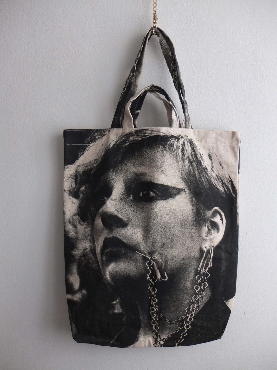 Punk Rock Canvas, Jumbo Tote Bag - Etsy