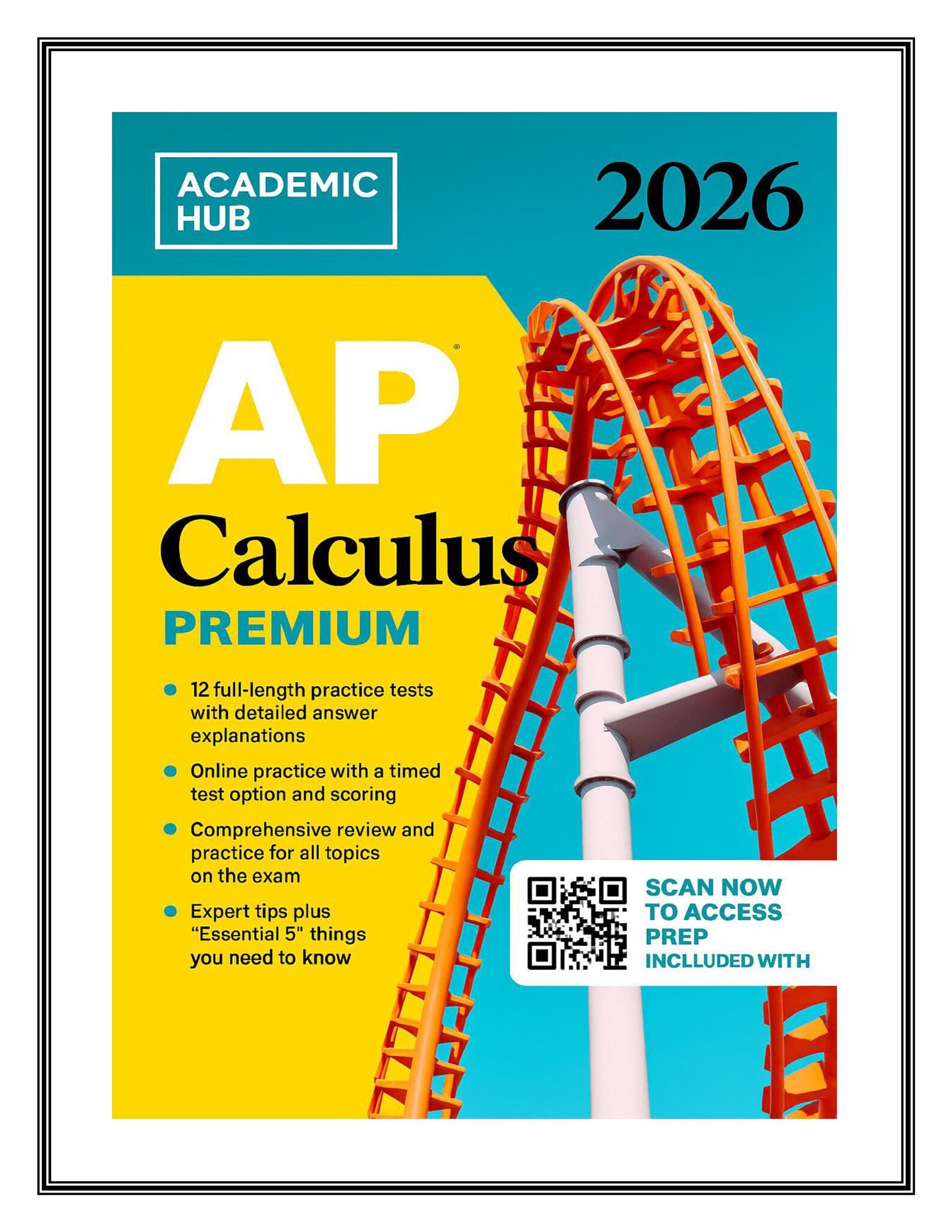 AP Calculus Premium Prep 2026 12 Full-length Practice Tests + Online ...