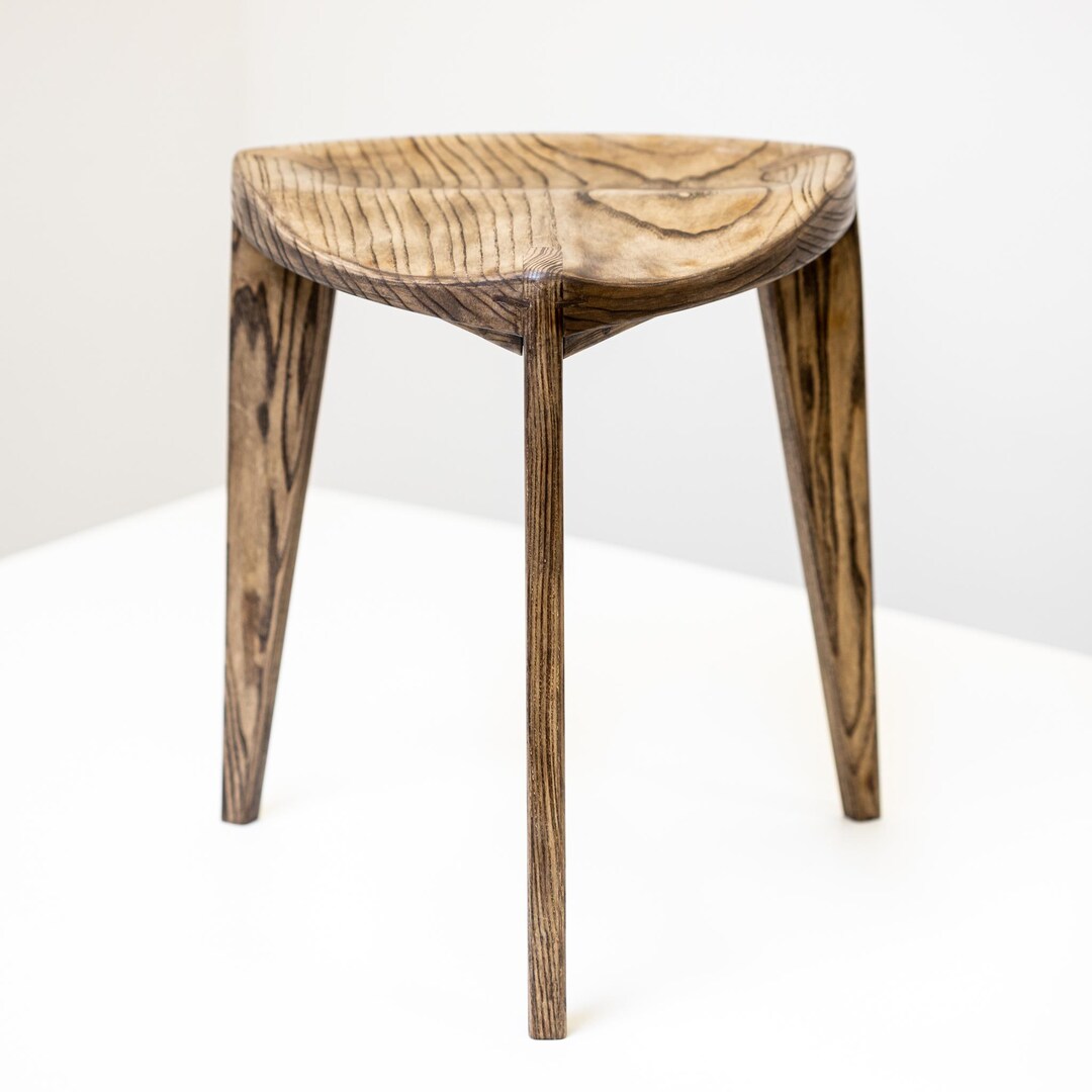 Asa Oku L - Ash Wood Stool - Etsy