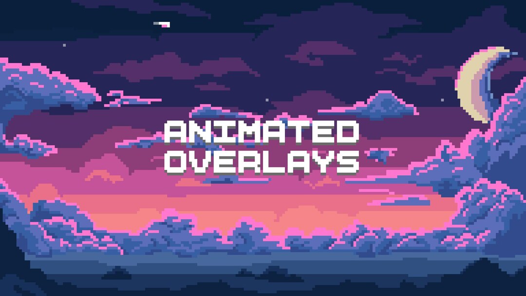 Twilight - Animated Pixel Stream Overlays - Etsy