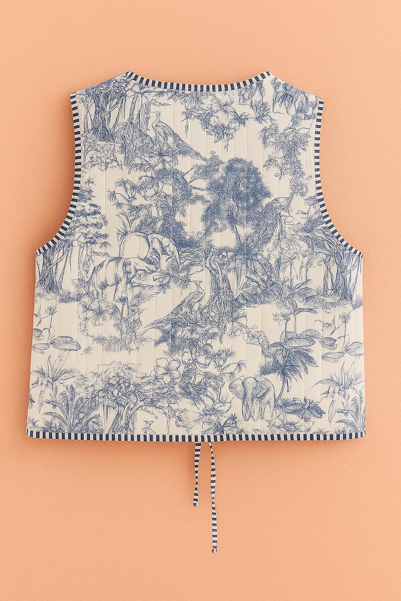 Luxury Boho Quilted Vest | Handmade Patchwork Waistcoat | Vintage ...