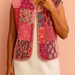 Luxury Boho Quilted Vest | Handmade Patchwork Waistcoat | Vintage ...