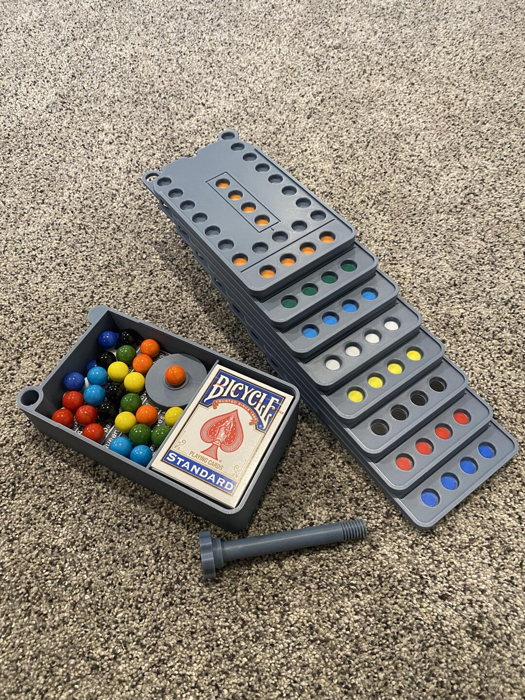 Carbles Game. 2-8 Player (aggravation, Wahoo, Jackaroo) - Etsy